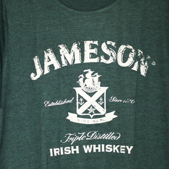 Jameson | Shirts | Jameson Irish Whiskey Green Tshirt Large | Poshmark